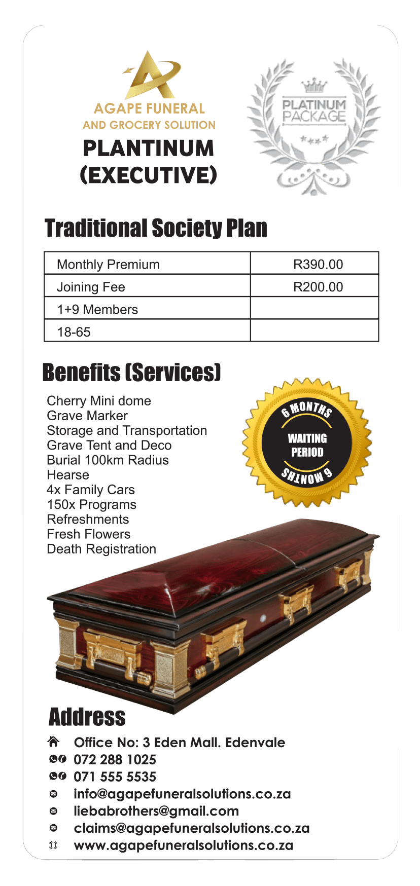 Plans - Agape Funeral and Grocery Solution